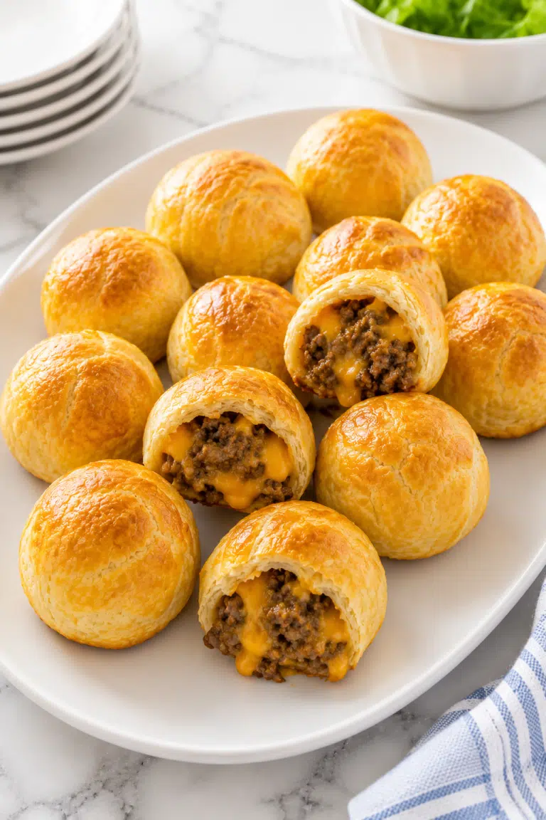 4-Ingredient Beef Crescent Puffs - An Organized Chaos