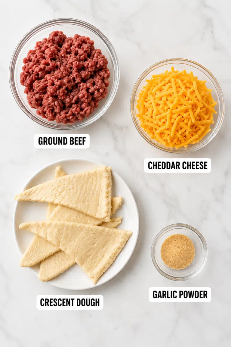 4-Ingredient Beef Crescent Puffs - An Organized Chaos